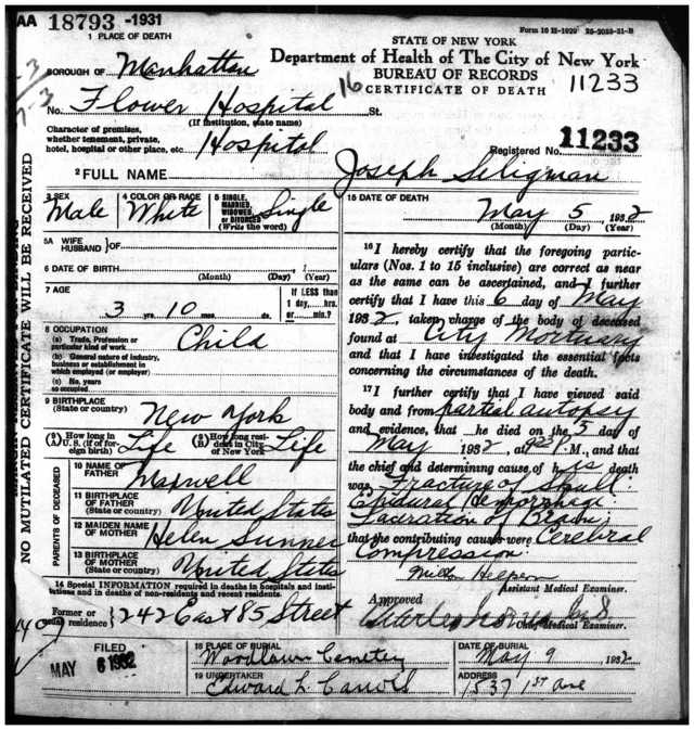 From Cigars to Security, and Heartbreak and Heart Disease: The Family ...