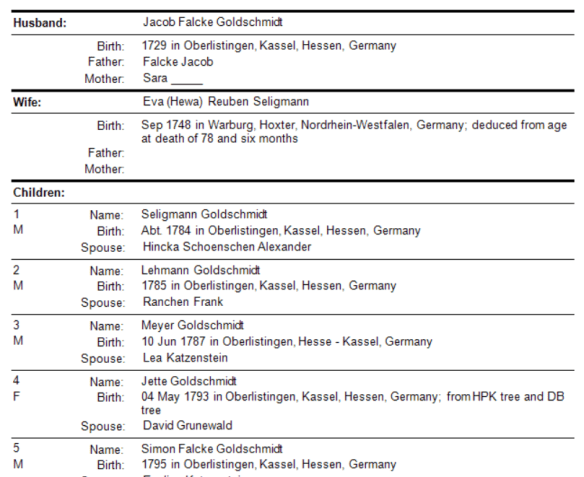 Introducing the Goldschmidts of Oberlistingen | Brotmanblog: A Family ...