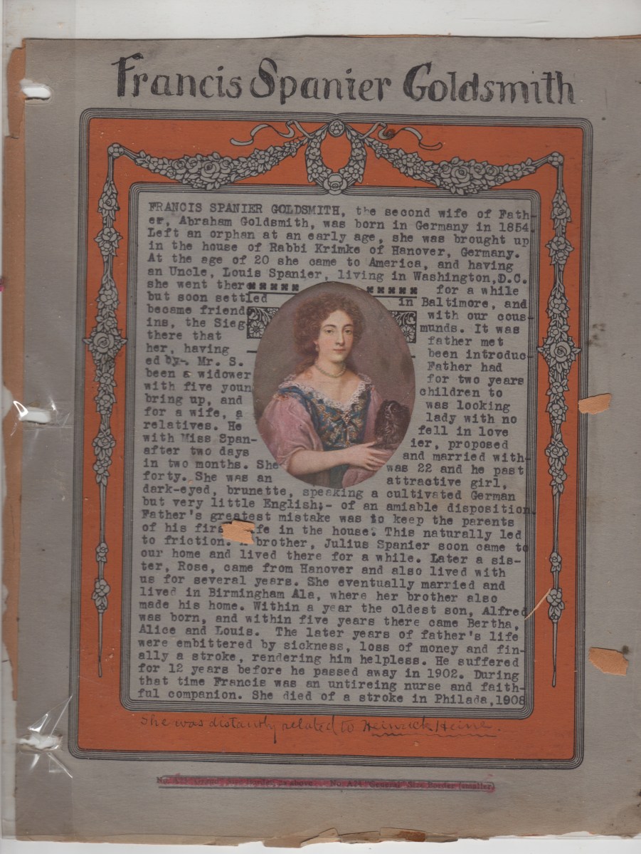 Milton Goldsmith’s Family Album, Part XII: The Mystery of His ...