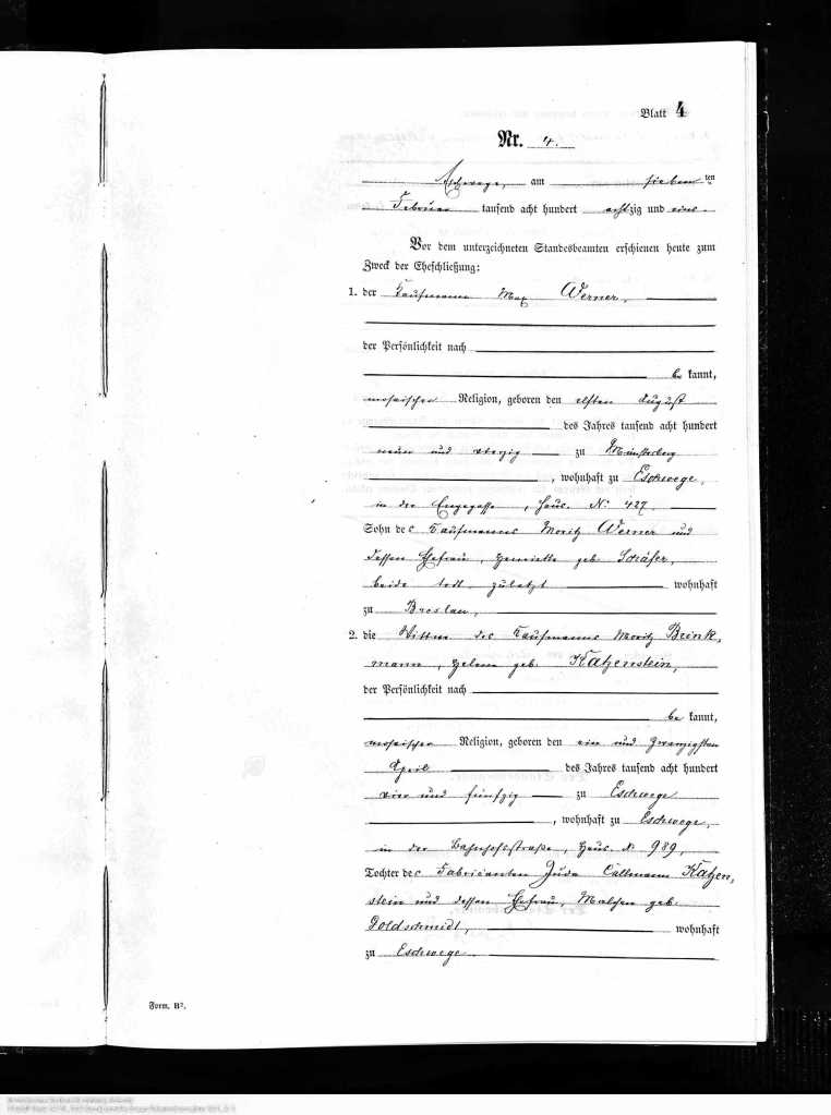 Amalie Malchen Goldschmidt and Juda Julius Katzenstein, Part I: A ...