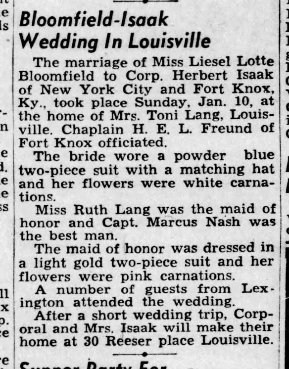 Meier Blumenfeld IIB, Part II: His Three Surviving Children Were All ...