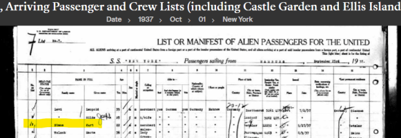 Gerson Blumenfeld II, Part IV: Leaving Germany | Brotmanblog: A Family ...