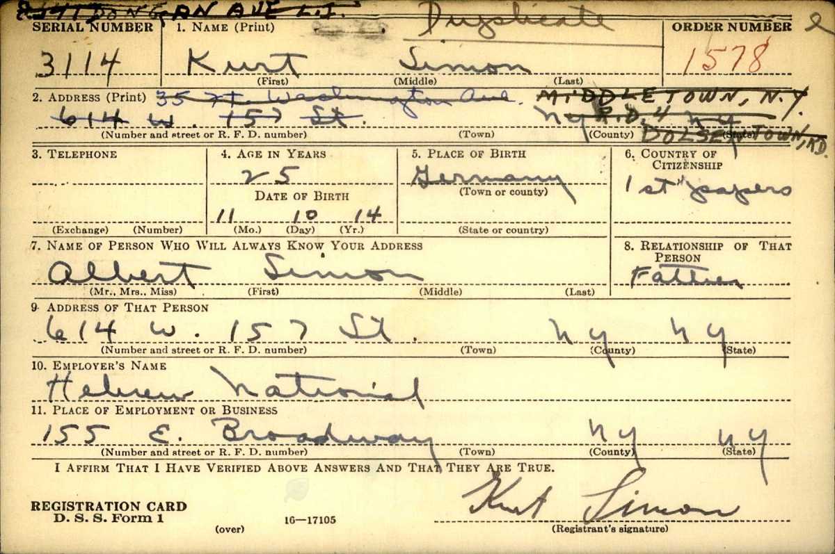 Gerson Blumenfeld II’s Descendants in America: Meta Blumenfeld Simon ...