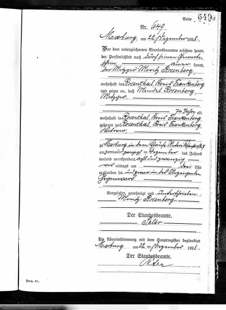 Rebecca Blumenfeld Rosenberg and Her Family, Part I | Brotmanblog: A ...